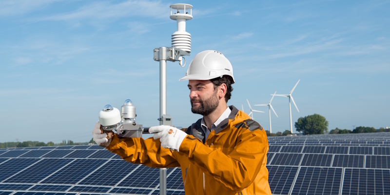 How many monitoring stations for utility-scale PV power plants?